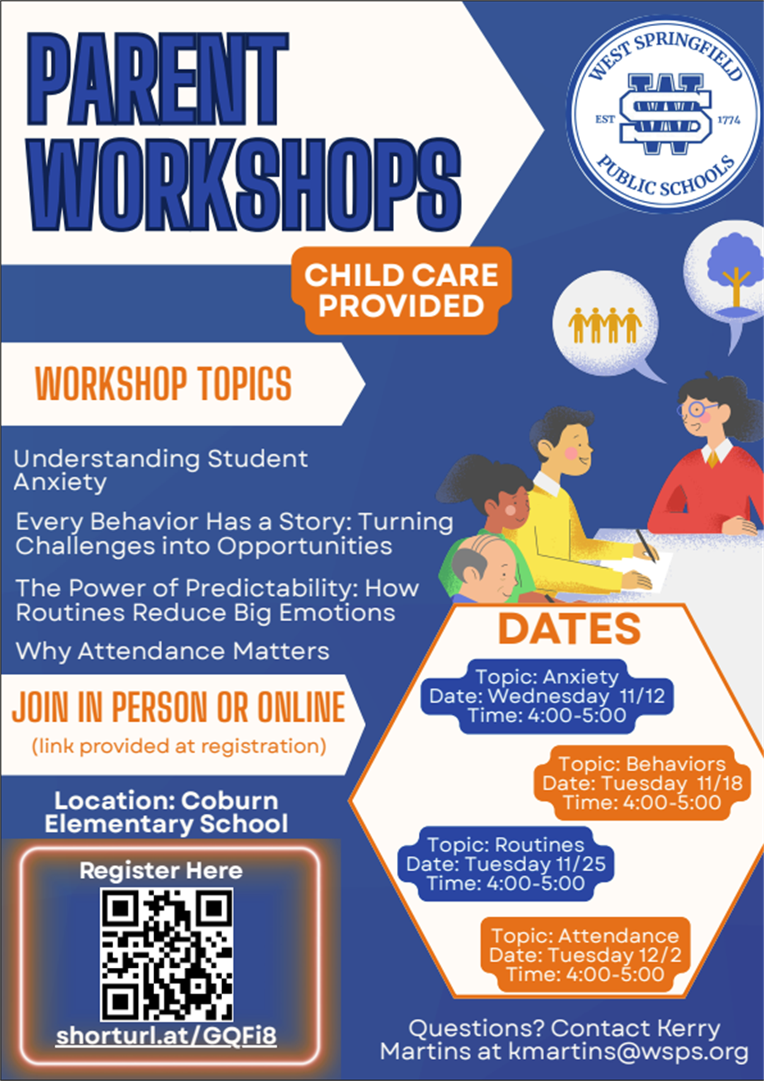 Parent Workshops - Behaviors Website title
